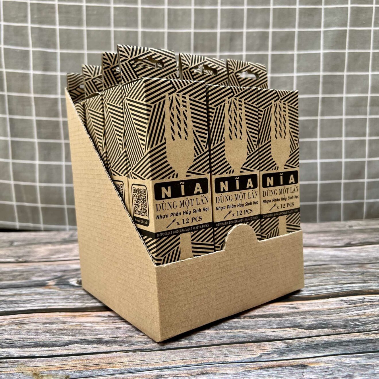 Nĩa nhựa sinh học dùng một lần | Nhựa Lập Phương