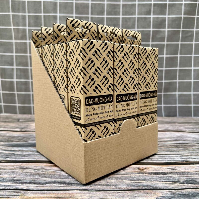 Bộ Dao Muỗng Nĩa nhựa sinh học dùng một lần